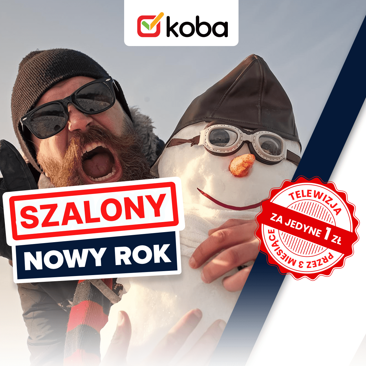 Szalony Nowy Rok - Koba - najlepszy dostawca Internetu, telewizji i telefonii na Podlasiu